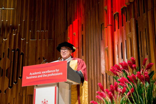 Captain Panagiotis N. Tsakos receives honorary degree from City | Bayes ...